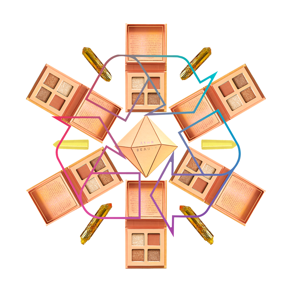 Citrine Crystal Eyeshadow Quad | ĀTHR Beauty